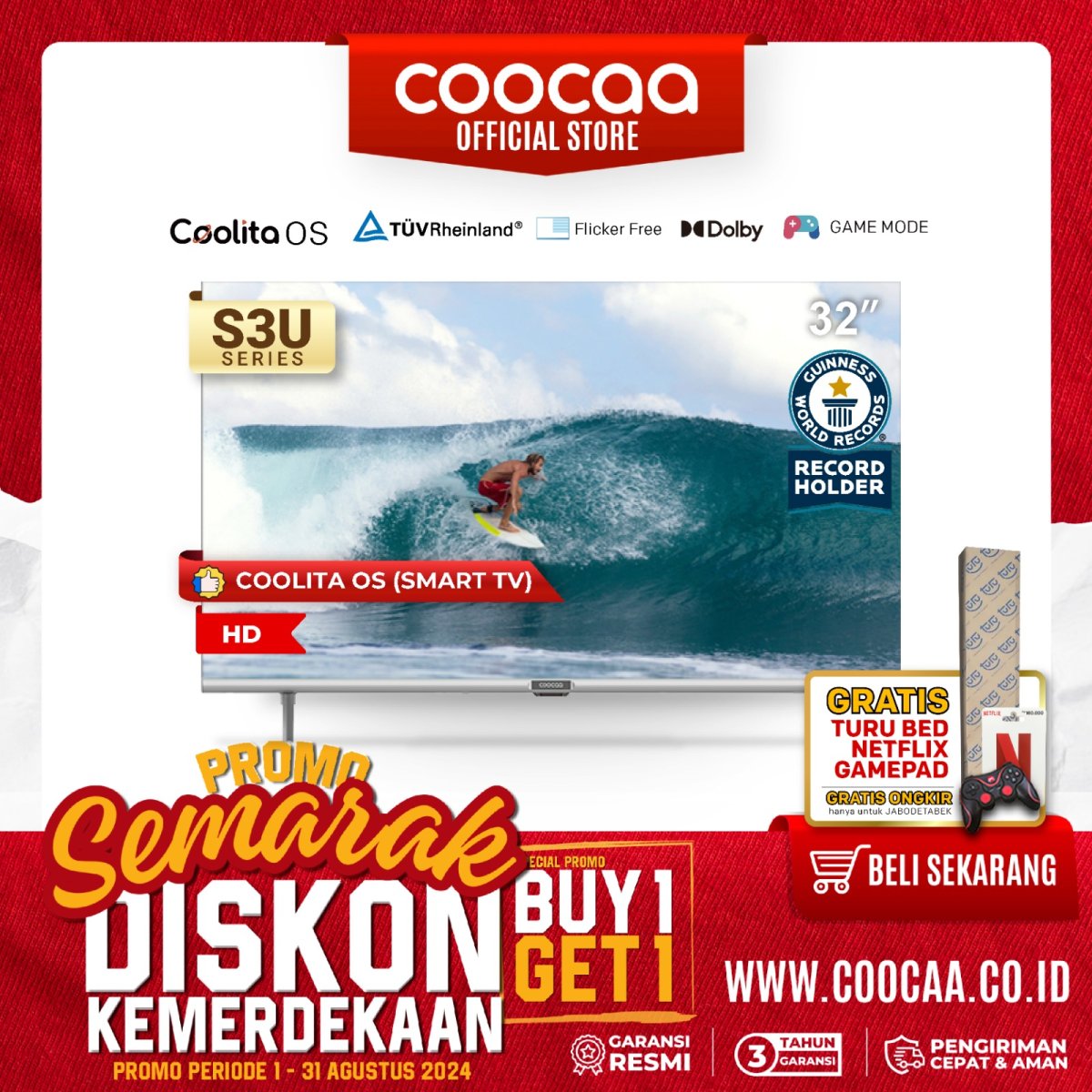 Coocaa 32S3U Smart TV