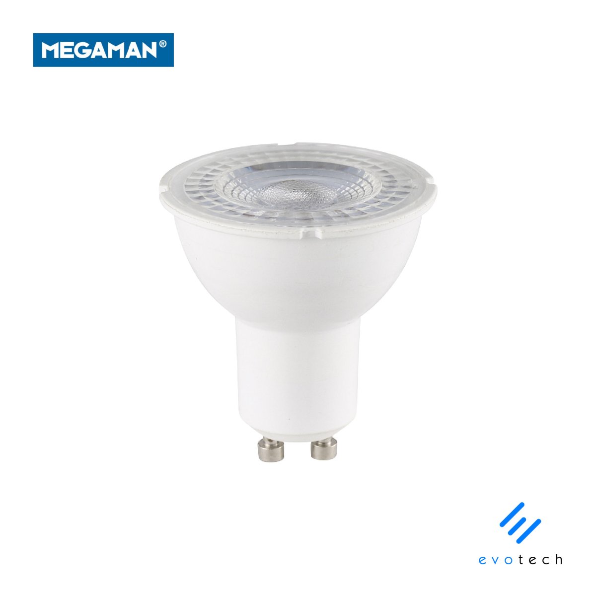 MEGAMAN LED GU10 6.7W DIM - evotech