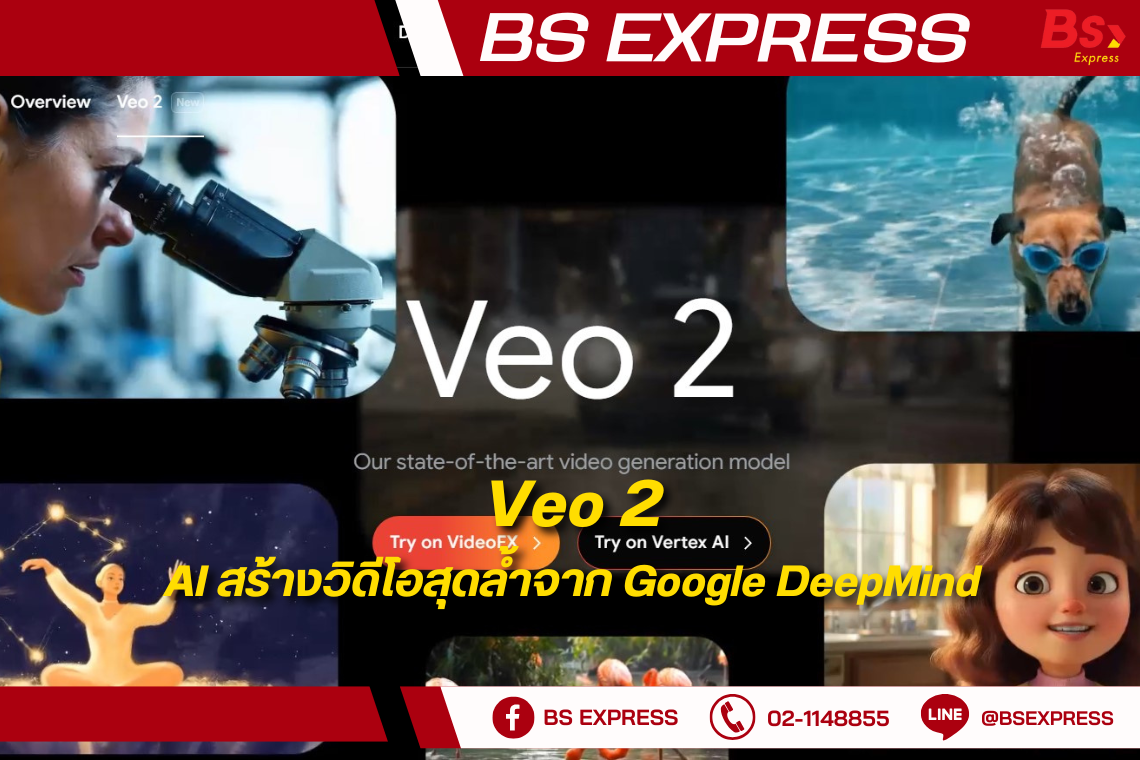 Veo 2 AI สร้างวิดีโอสุดล้ำจาก Google DeepMind