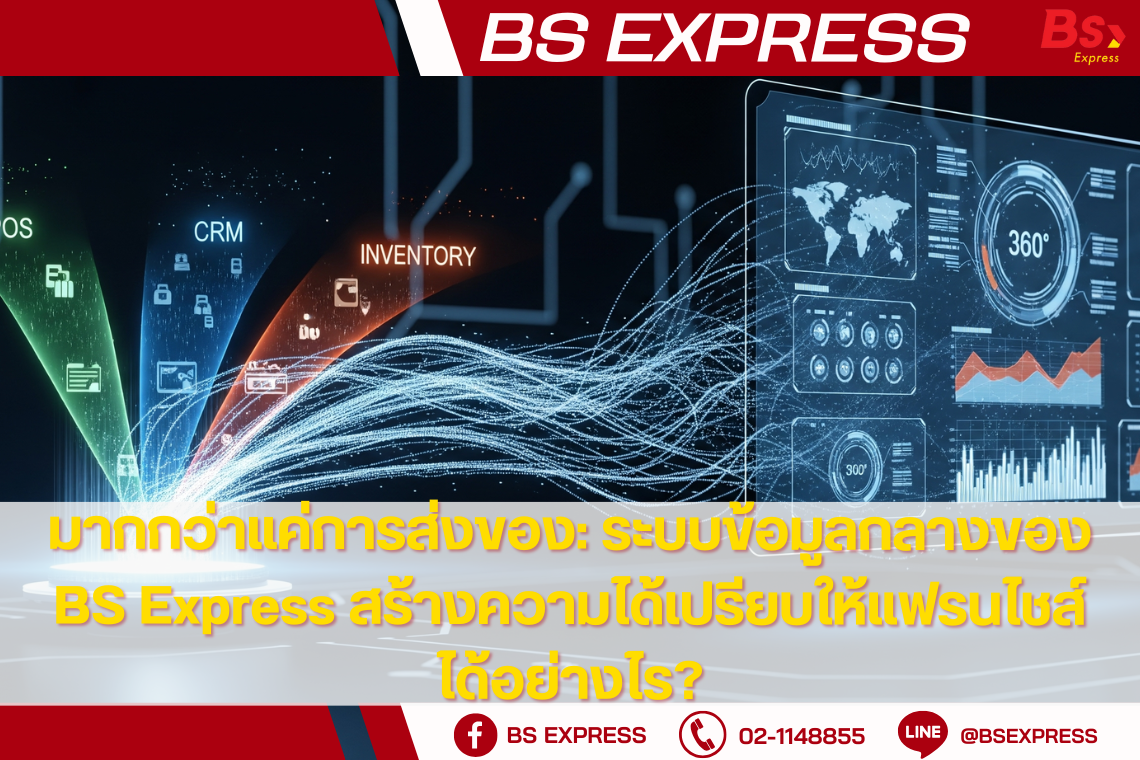 มากกว่าแค่การส่งของ: ระบบข้อมูลกลางของ BS Express สร้างความได้เปรียบให้ ...
