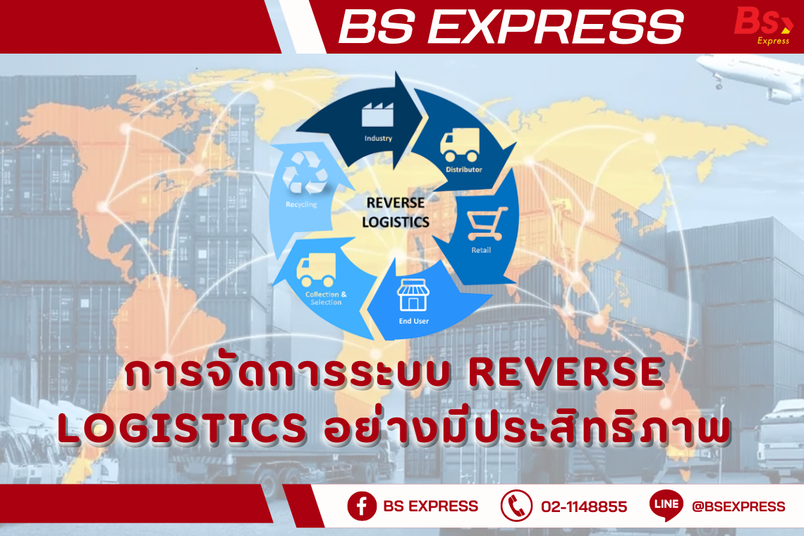 การจัดการระบบ Reverse Logistics อย่างมีประสิทธิภาพ