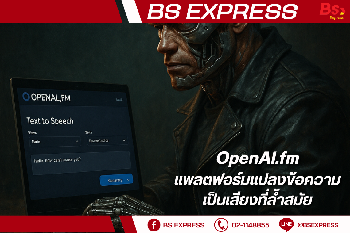 OpenAI.fm: แพลตฟอร์มแปลงข้อความเป็นเสียงที่ล้ำสมัยจาก OpenAI