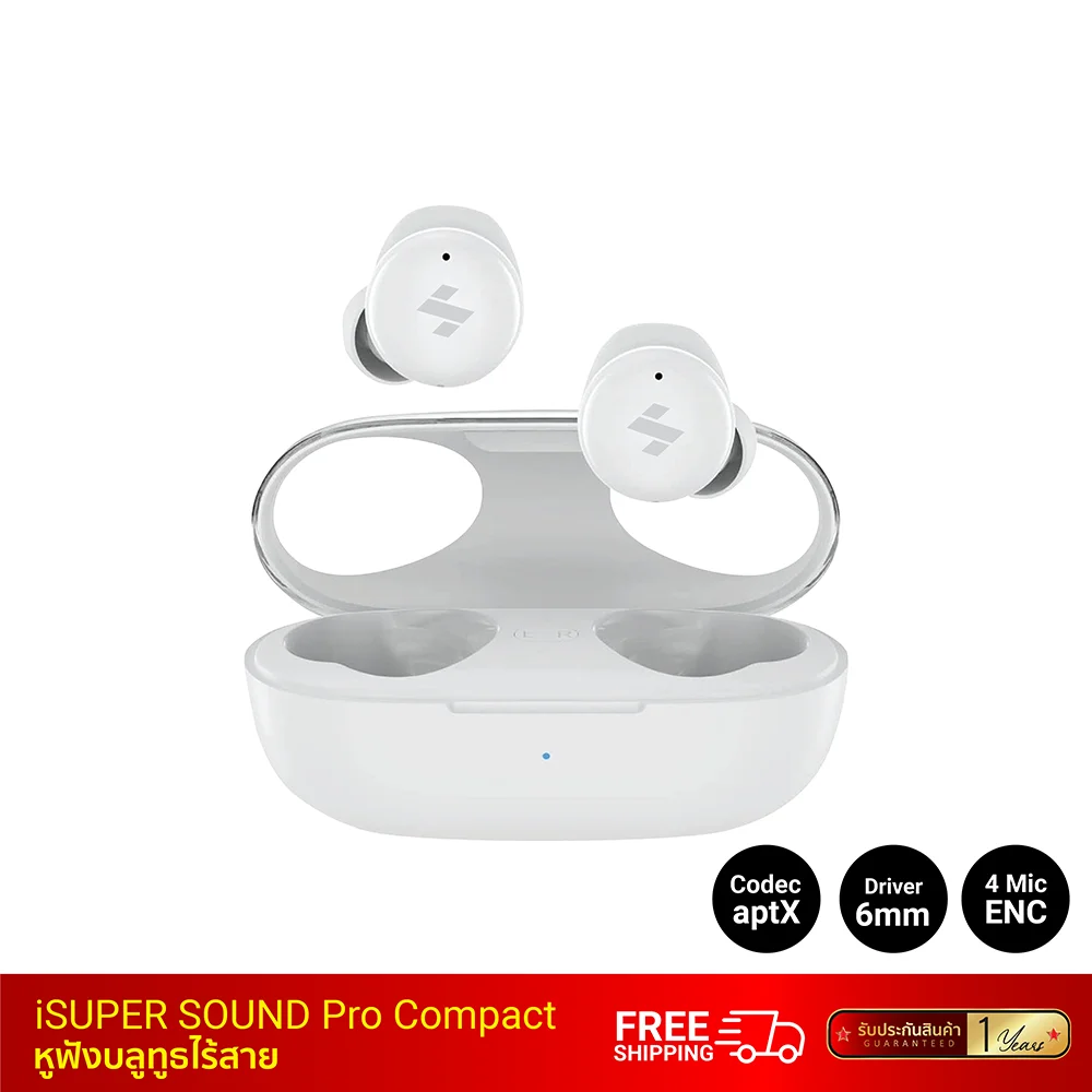 หูฟังบลูทูธไร้สาย Earbuds iSuper Sound Pro Compact