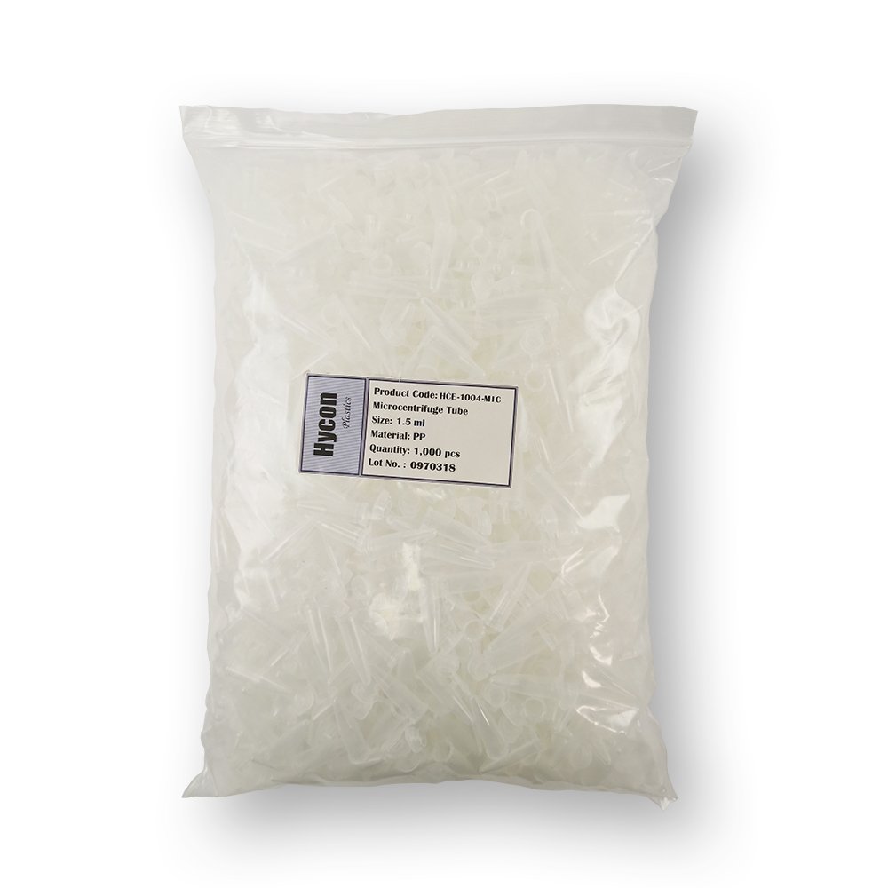 Tube plastic PP. 12x75mm. (500/pk), Hycon