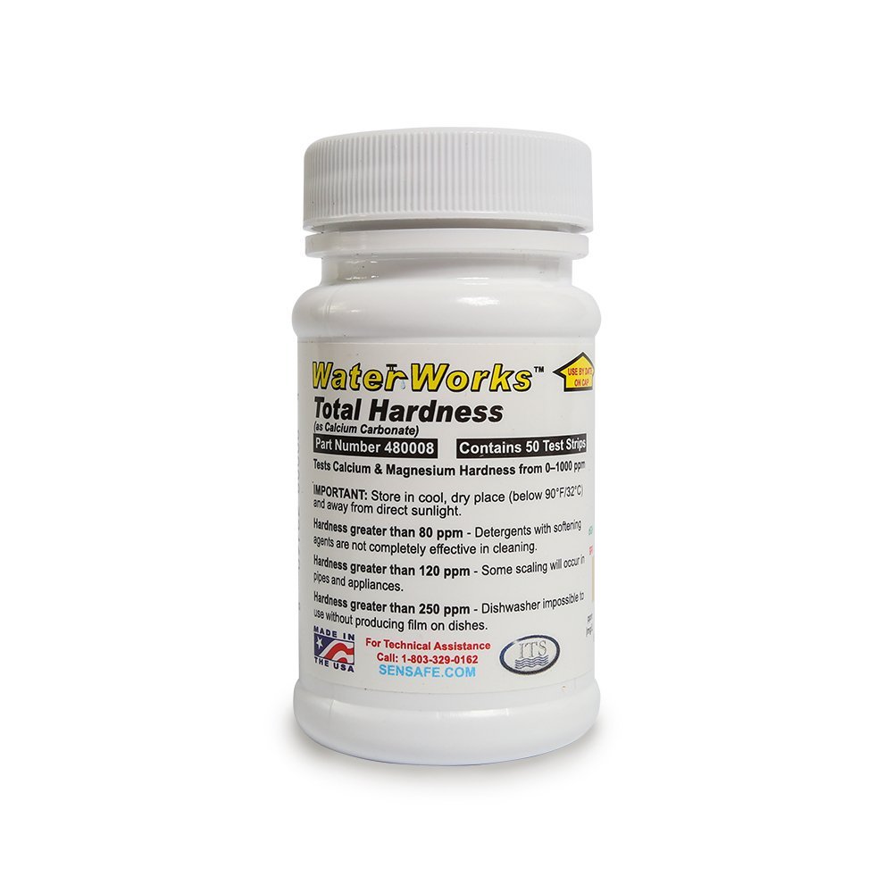 กระดาษวัดค่าความกระด้างของน้ำ 0-1000 ppm (Total Hardness test kit) # 480008