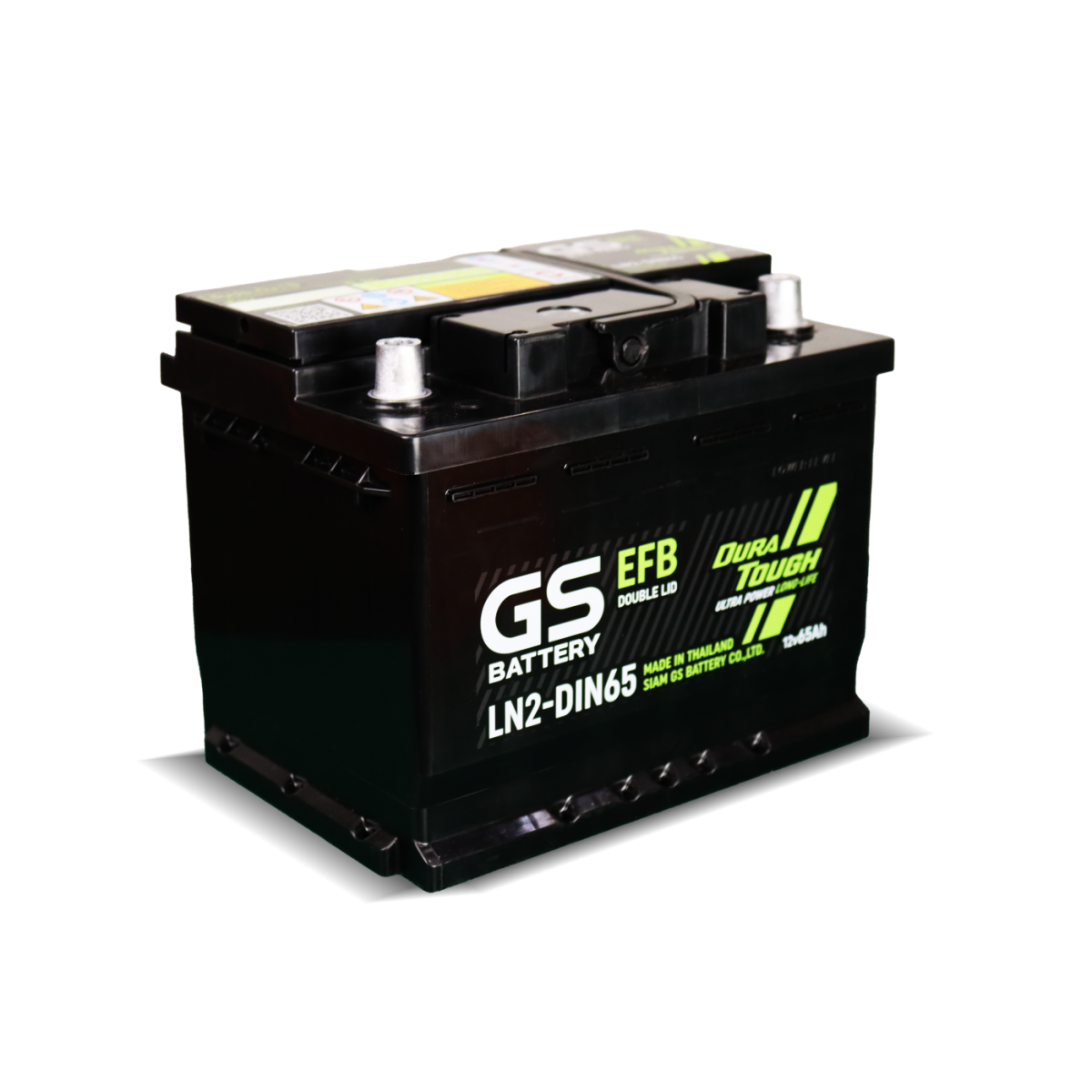 แบตเตอรี่ GS LN2-DIN65 DL EFB (Enhanced Flooded Battery Type) 12V 65Ah ...