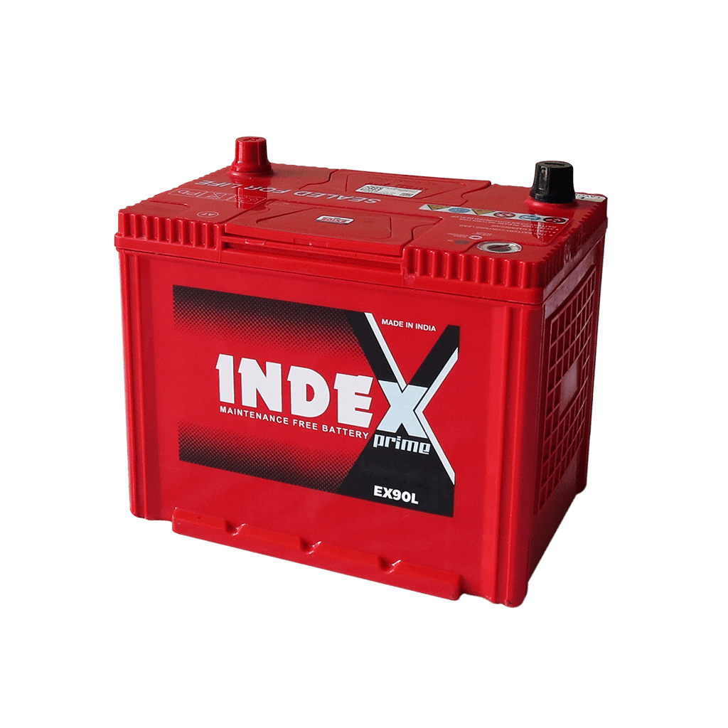 แบตเตอรี่ INDEX EX90L (Sealed Maintenance Free Type) 12V 70Ah - rungseng
