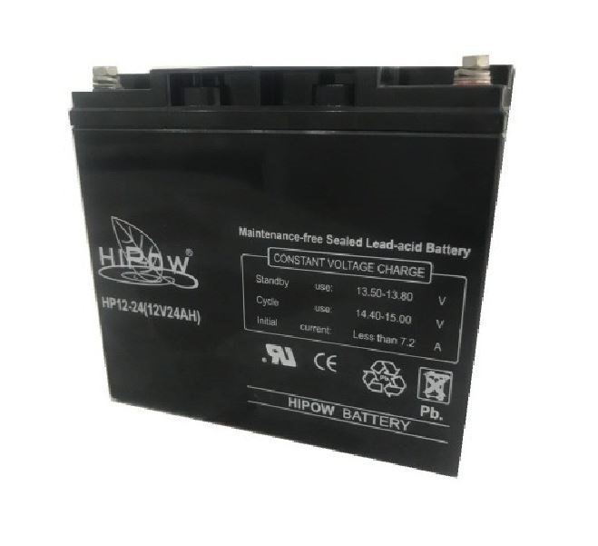 แบตเตอรี่ HIPOW HP12-24 (VRLA Type) 12V 24Ah - rungseng