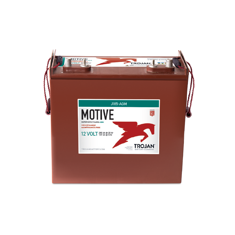 Battery Deep Cycle Trojan J185-AGM (12V 200Ah) (Absorbent Glass Mat ...