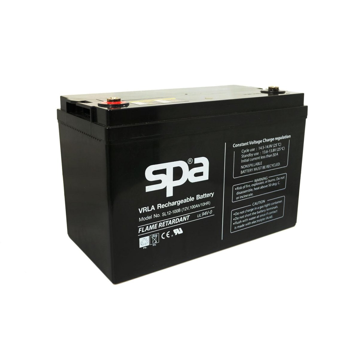 Battery SPA SL12-100 (VRLA Type) 12V 100Ah - rungseng