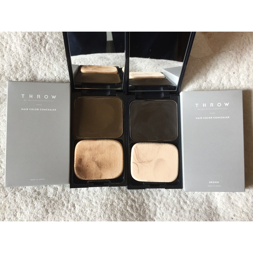 THROW hair color concealer 11g , made in japan ผลิตภัณฑ์ชนิดตลับแป้งอัด ...