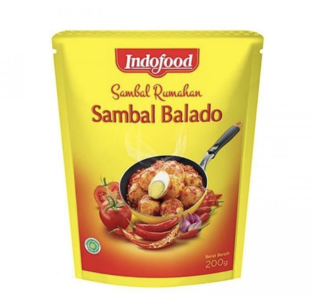 Sambal Balado Merah Indofood , 200 gram - waroenganni