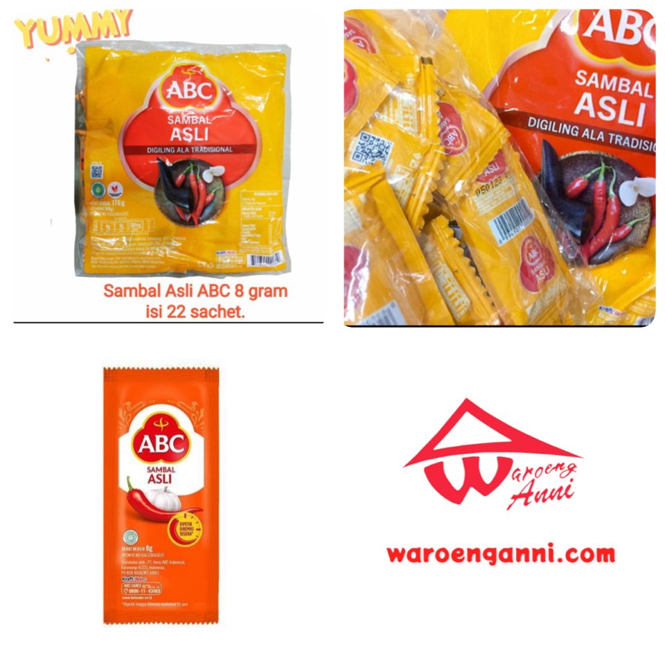 Saos Sambal ABC Asli Sachet Travel Pack