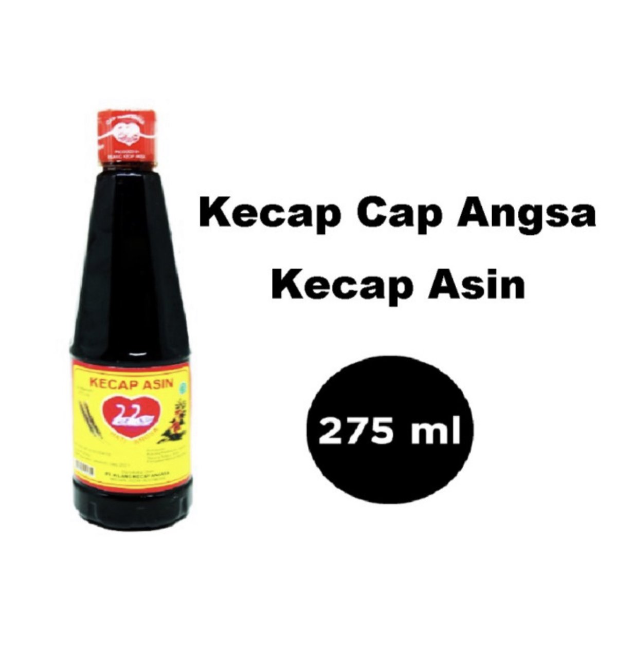 Kecap Asin Cap Hati Angsa 275 ml - waroenganni