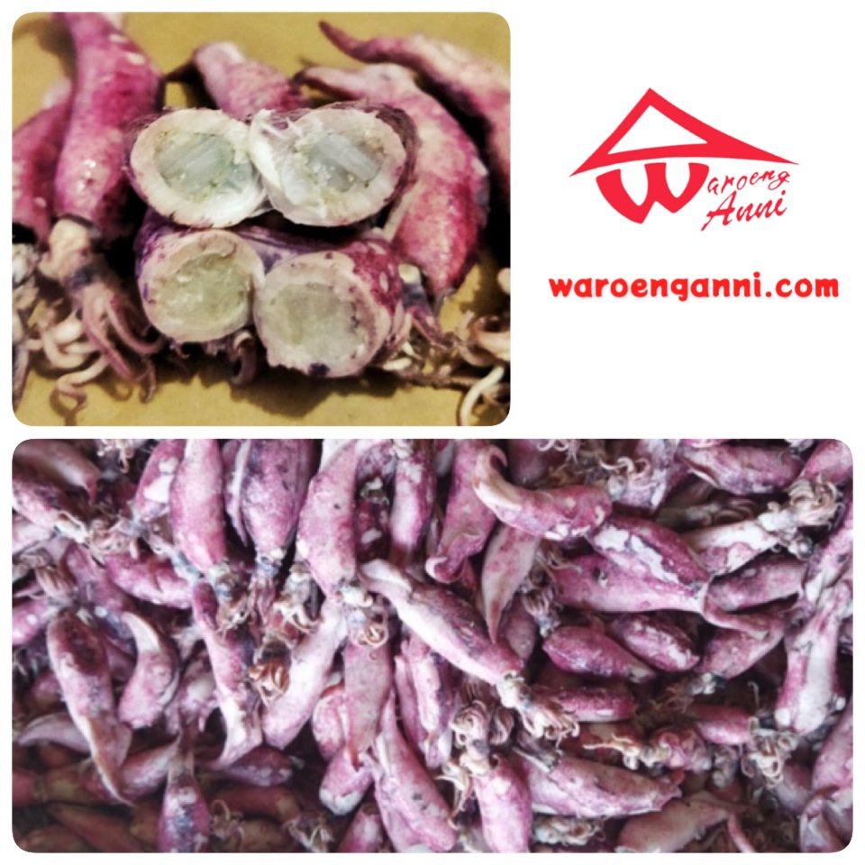 Cumi Telor Kering / Dried Salted Egg Squid ,150 gram - waroenganni