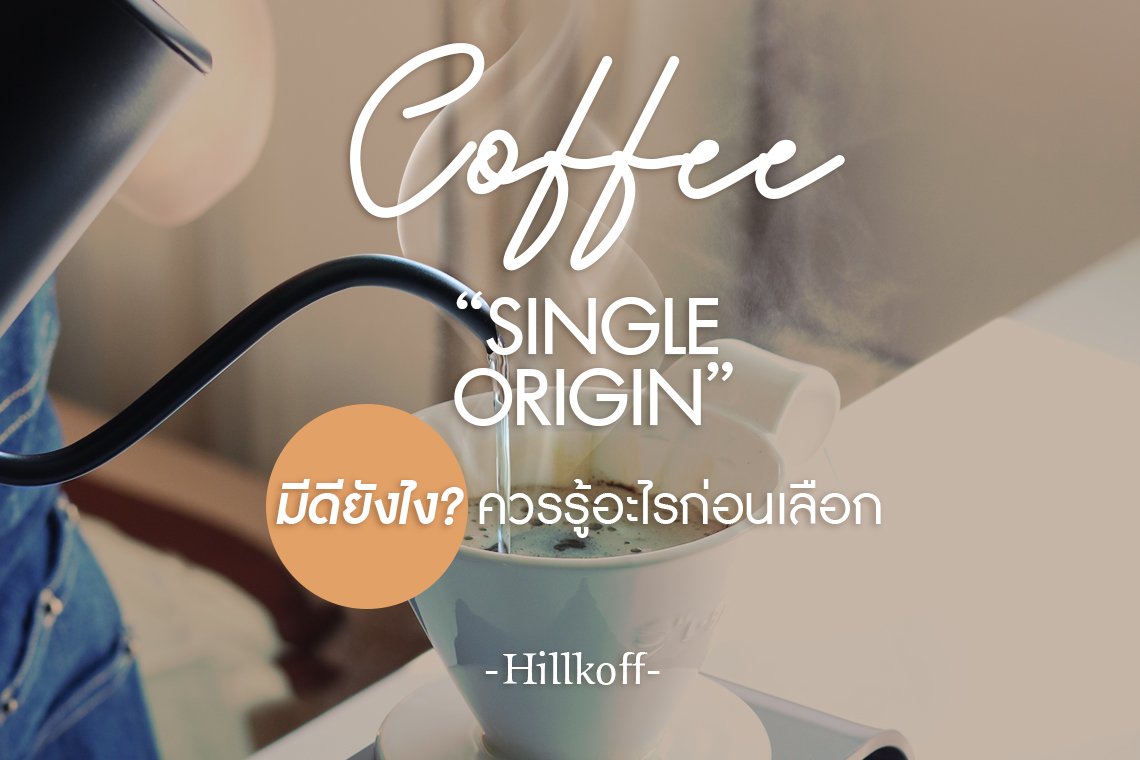 กาแฟ Single Origin มีดียังไง? ควรรู้อะไรก่อนเลือก - hillkoff