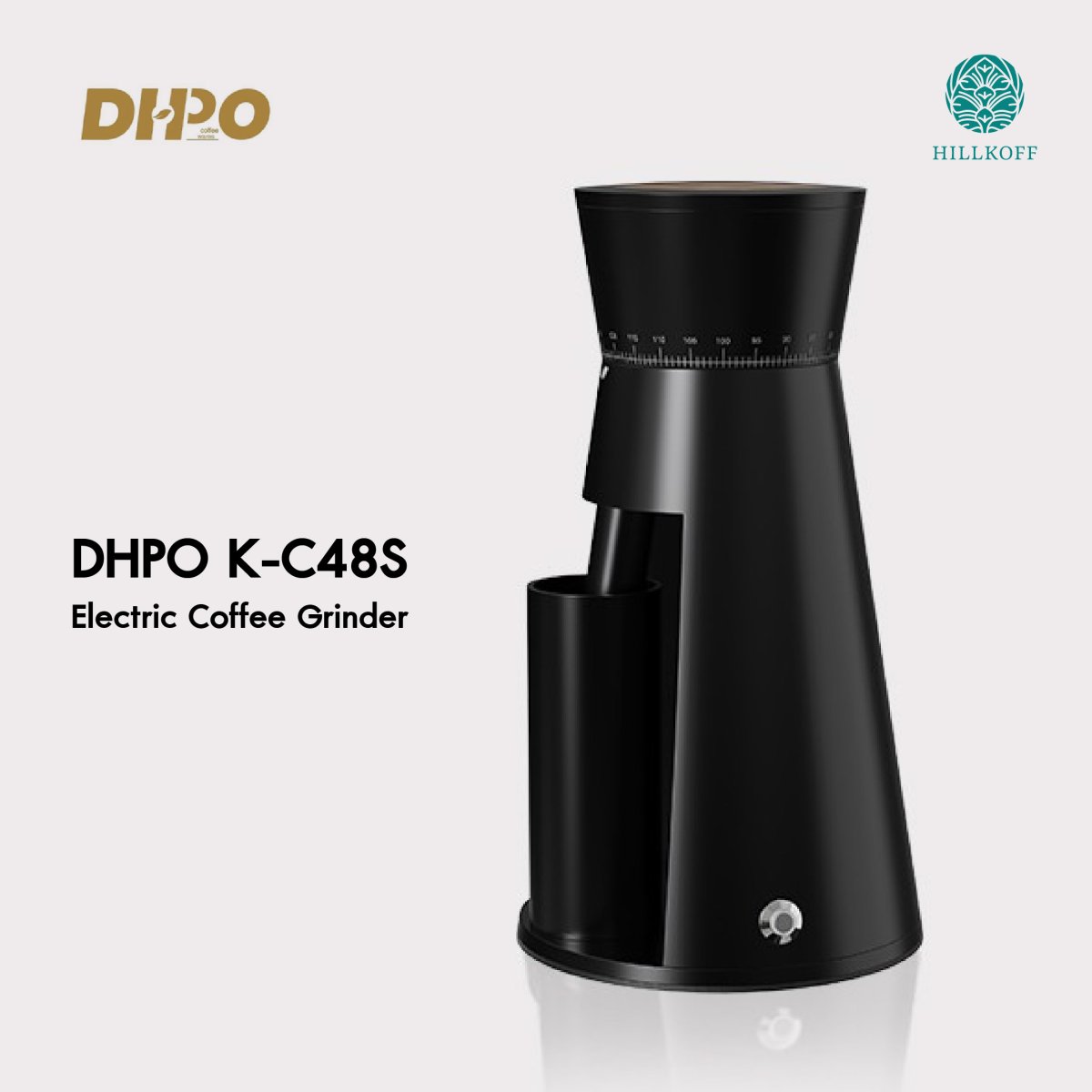 เครื่องบดเมล็ดกาแฟ DHPO K-C48S Electric Coffee Grinder เครื่องบด Single ...