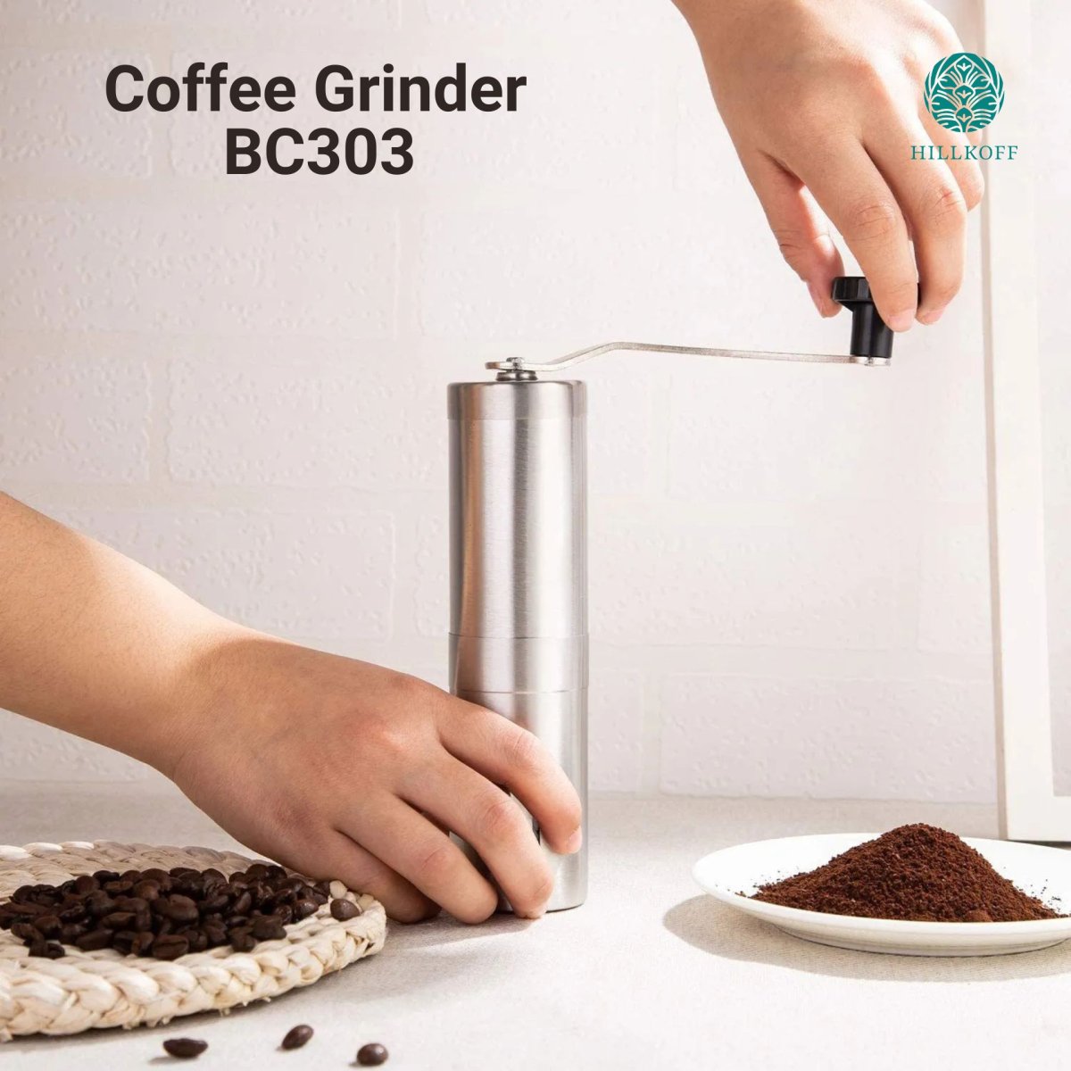 เครื่องบดกาแฟมือหมุน Manual Coffee Grinder BC303
