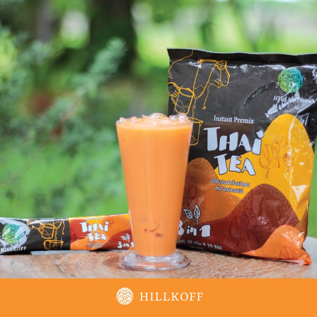 Hillkoff Instant Thai Tea 3 in 1 : ชาไทย ชนิดผง 3 in 1 - hillkoff