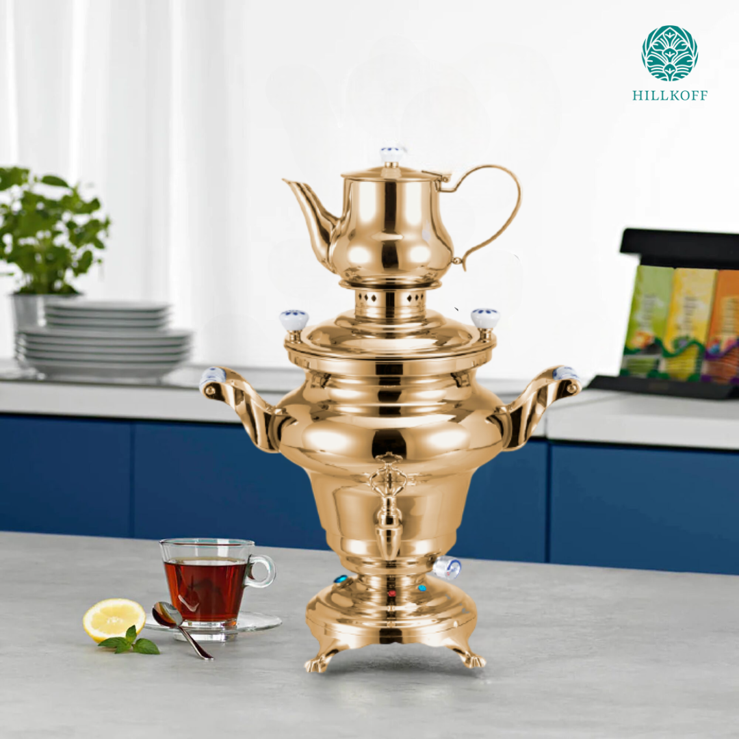 BEEM | ODESSA - Samovar Tea Maker Gold (3L) ซาโมวาร์ เครื่องชงชาสแตนเลส ...