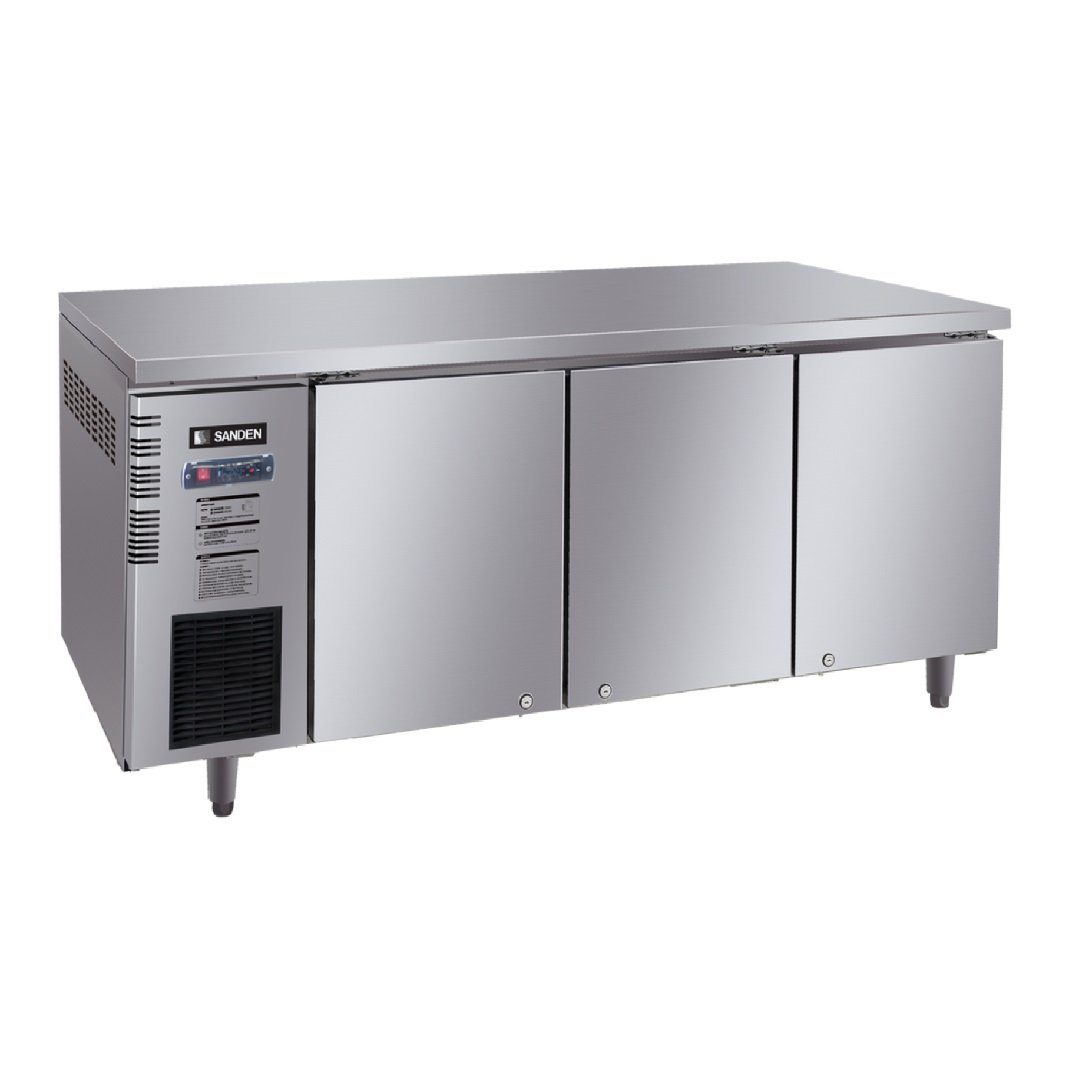SANDEN Intercool Stainless Counter Cabinet ตู้แช่เคาน์เตอร์สแตนเลส แช่ ...
