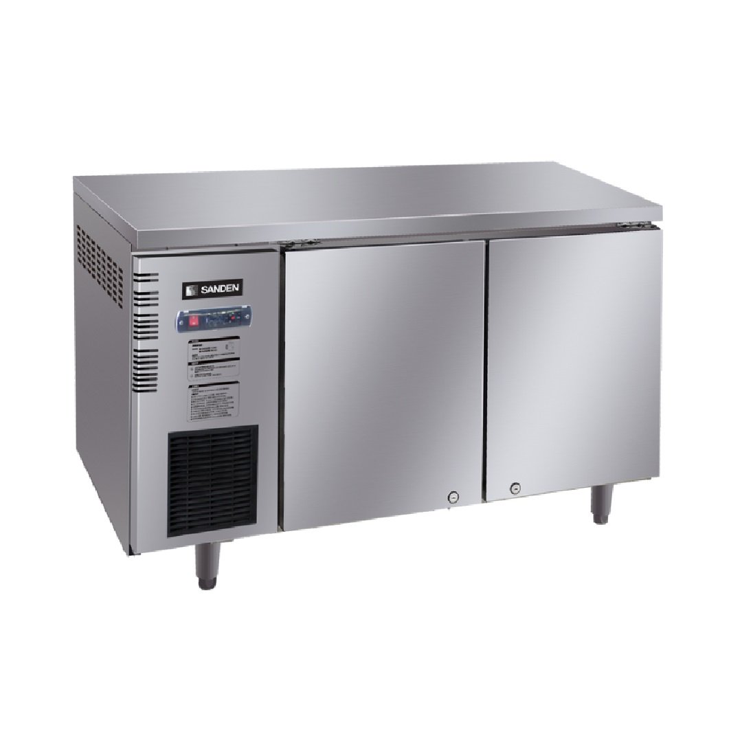 SANDEN Intercool Stainless Counter Freezer Cabinet ตู้แช่แข็ง เคาน์เตอร์สแตนเลส รุ่น SCF-1202 ...