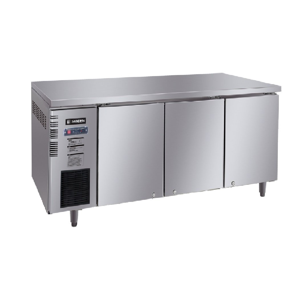 SANDEN Intercool Stainless Counter Freezer Cabinet ตู้แช่แข็ง เคาน์เตอร์สแตนเลส รุ่น SCF-1802 ...