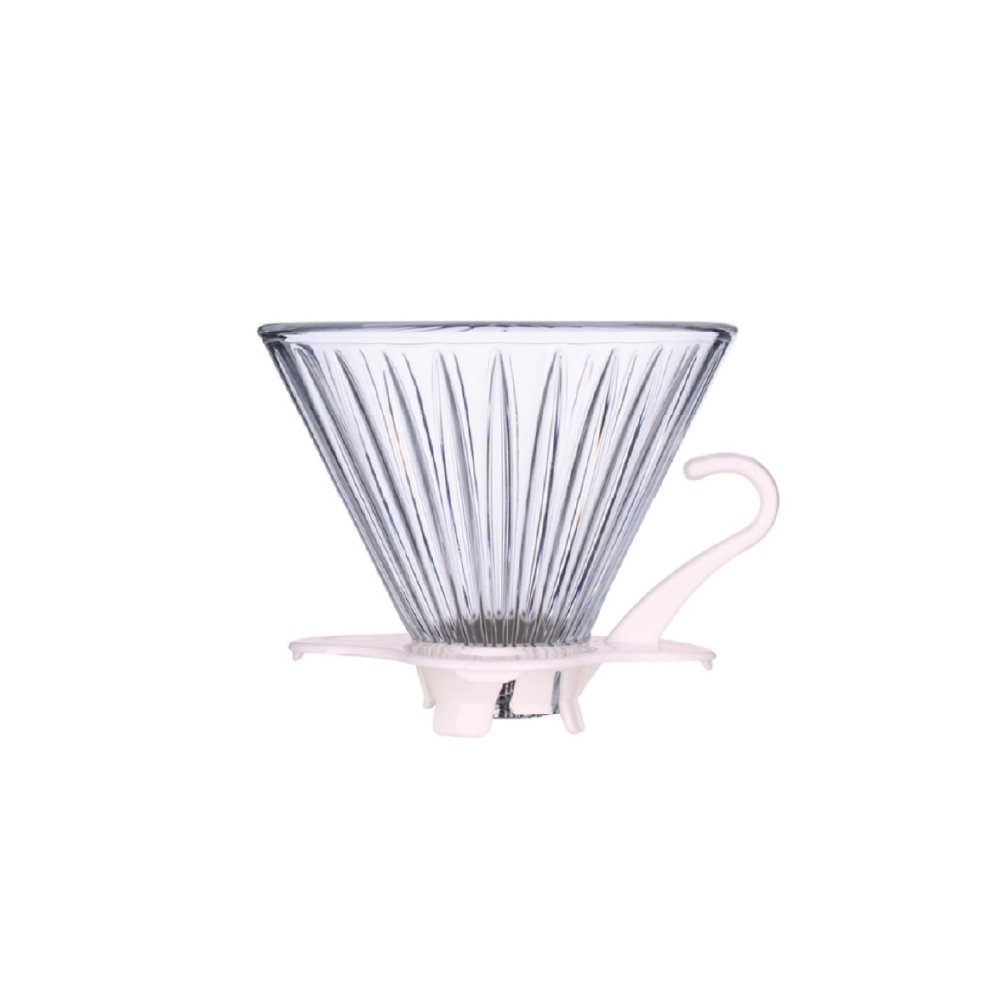 ดริปเปอร์กาแฟเซรามิก Lookyami V02 Flower-shape Glass Dripper