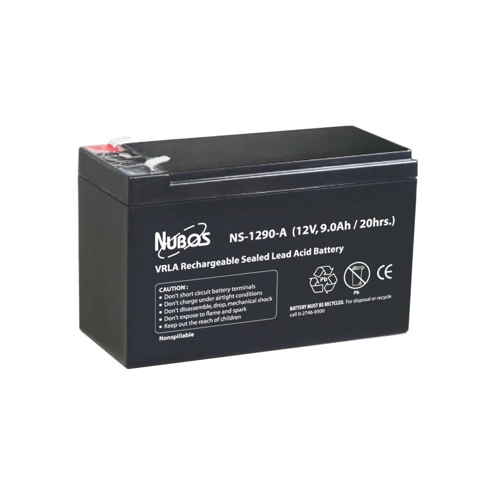 แบตเตอรี่ชนิดแห้ง NUBOS Battery NS-1290-A ขนาด 12V 9Ah