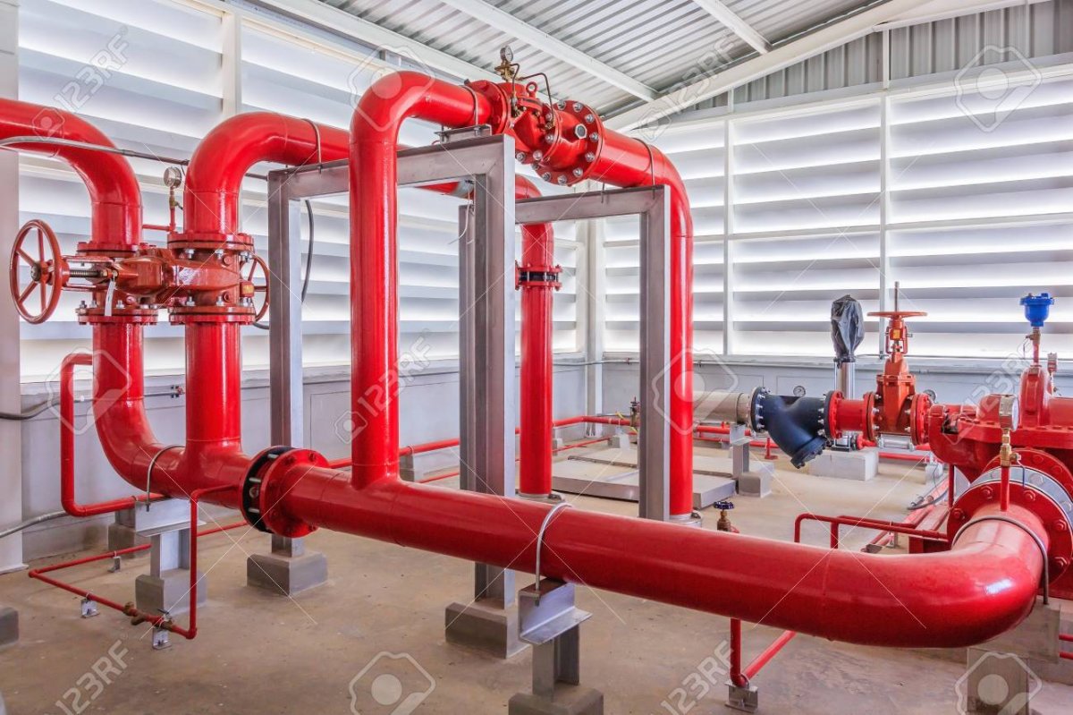 Red Coating Welded Carbon Pipe (ท่อแดง ,ท่องานดับเพลิง)