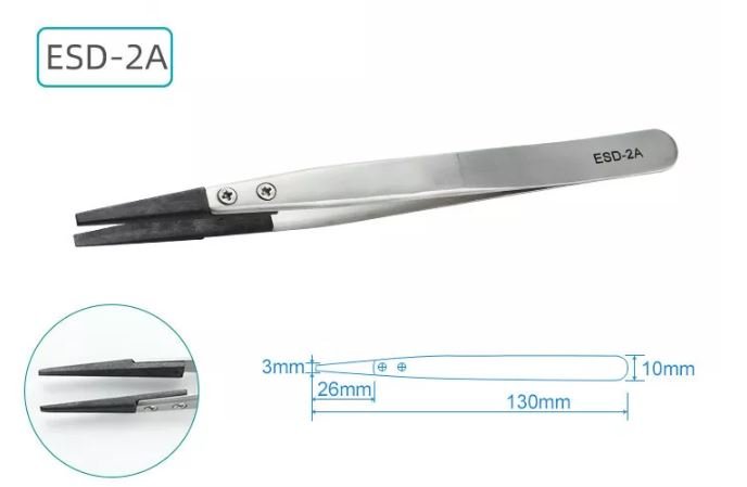ESD-2A Tweezers - worth-instruments