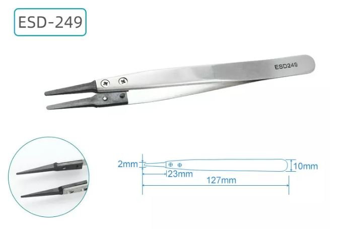 ESD-249 Tweezers - worth-instruments