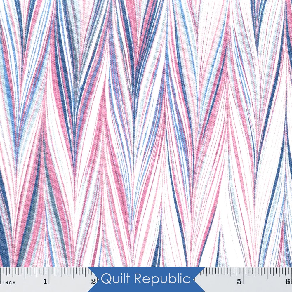 Northcott The Art of Marbling Marbling 4 Blueberry Swirl - quilt-republic