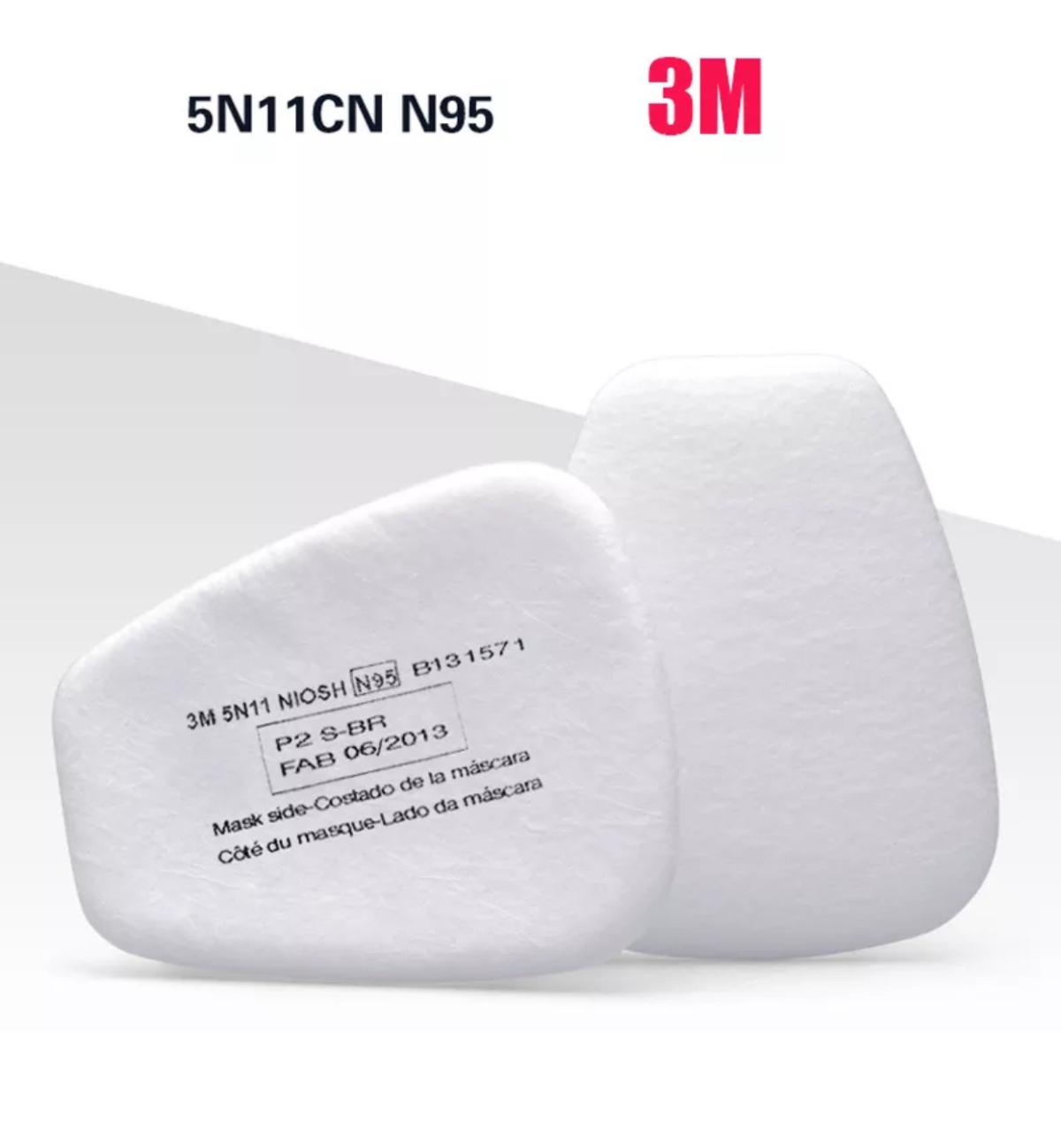 แผ่นกรองฝุ่นละเอียด 3M-5N11 (N95) - safety828