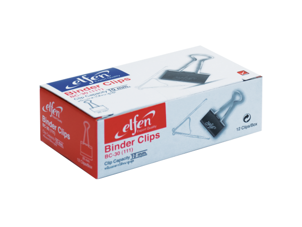 คลิปดำ elfen เบอร์ 111 (25 mm.) - wattanaphan