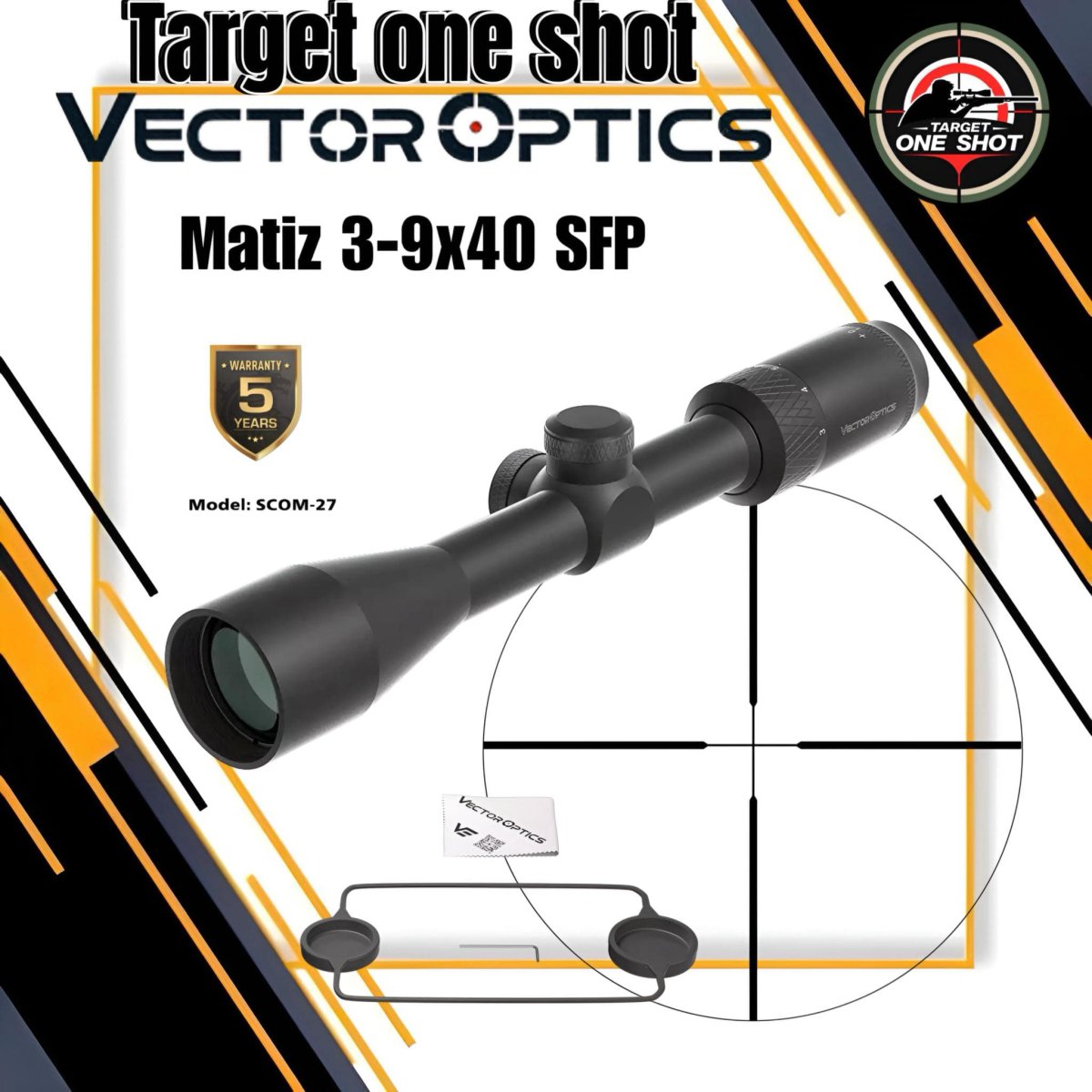 กล้องติดปืน VECTOR OPTICS Matiz 3-9x40SFP Riflescope