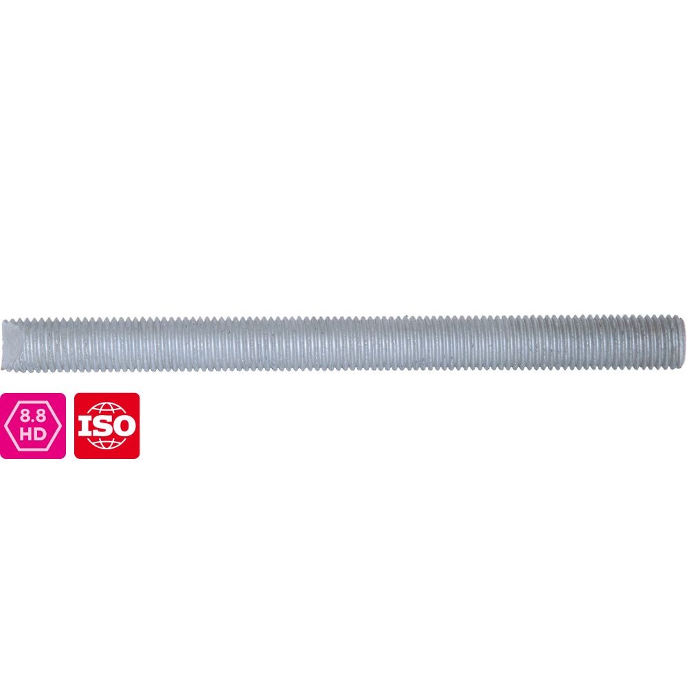 STUD CHEMICAL ASTA-AZ M24 x 300 MM. GR.8.8 (HDG.) ISO
