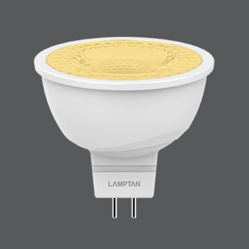 LAMPTAN หลอดไฟ LED MR16 5W 12V ขั้ว GU5.3 WARMWHITE