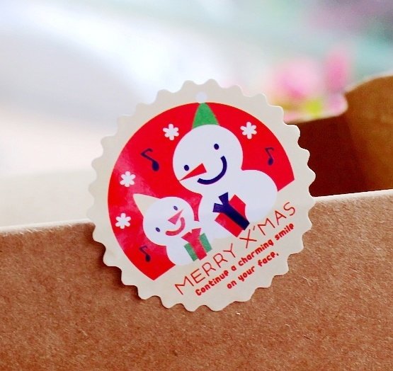 สติกเกอร์ Merry X'Mas 36 ดวง