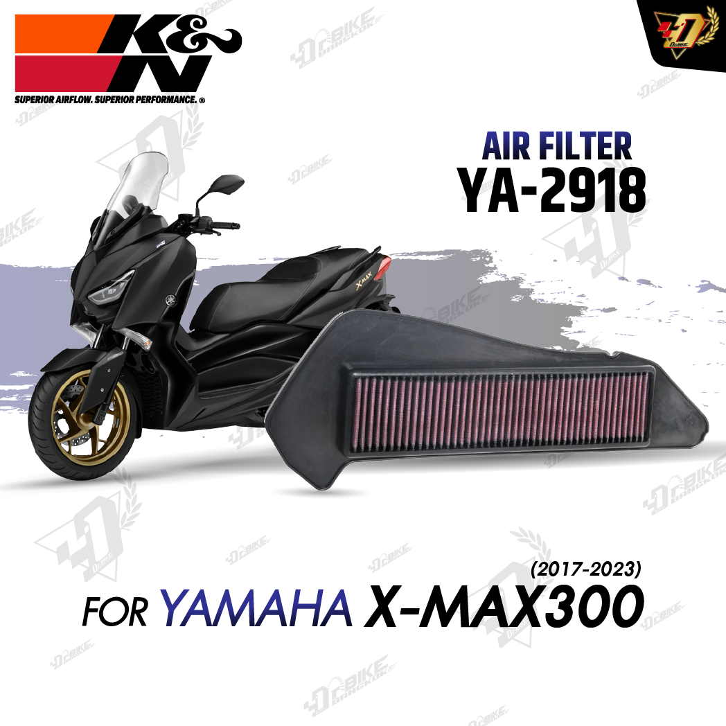 กรองอากาศ K&N YA-2918 สำหรับ XMAX300