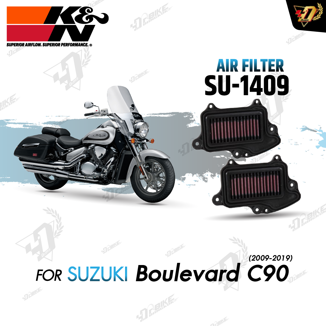 กรองอากาศ K&N SU-1409 สำหรับ Boubevard C90