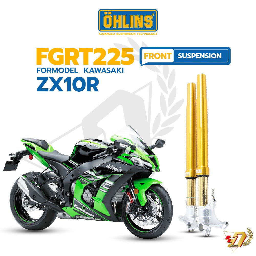 ชุดสปริงโช๊คหน้า OHLINS FGRT 225 สำหรับ KAWASAKI ZX-10R