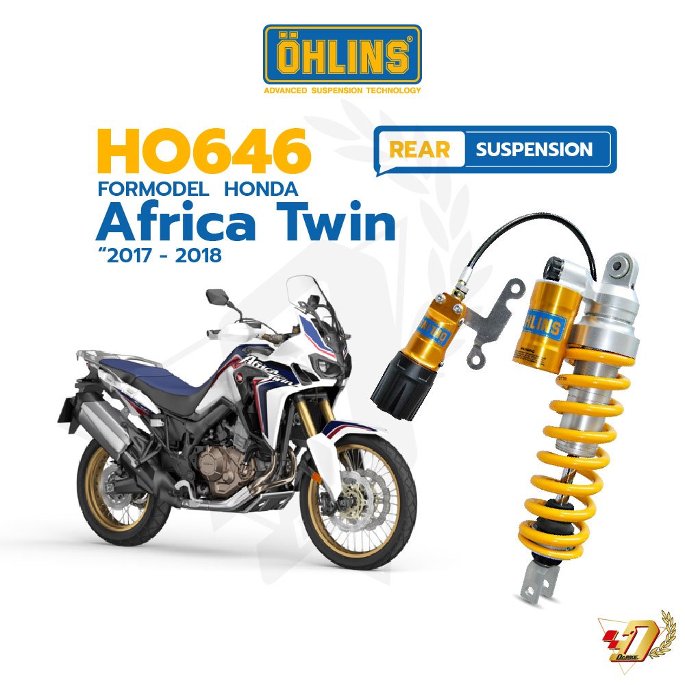 โช๊คหลัง OHLINS HO646 สำหรับ HONDA Africa Twin