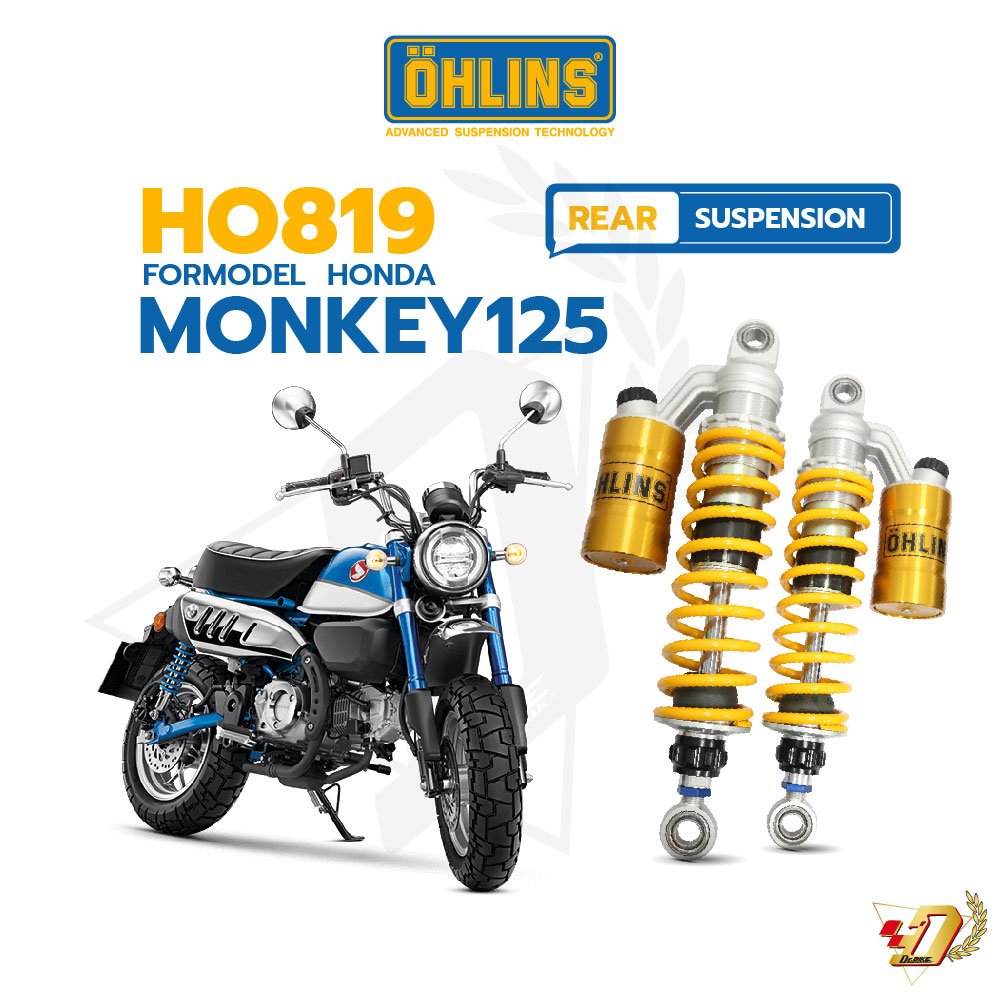 โช๊คหลัง OHLINS HO819 สำหรับ HONDA MONKEY125
