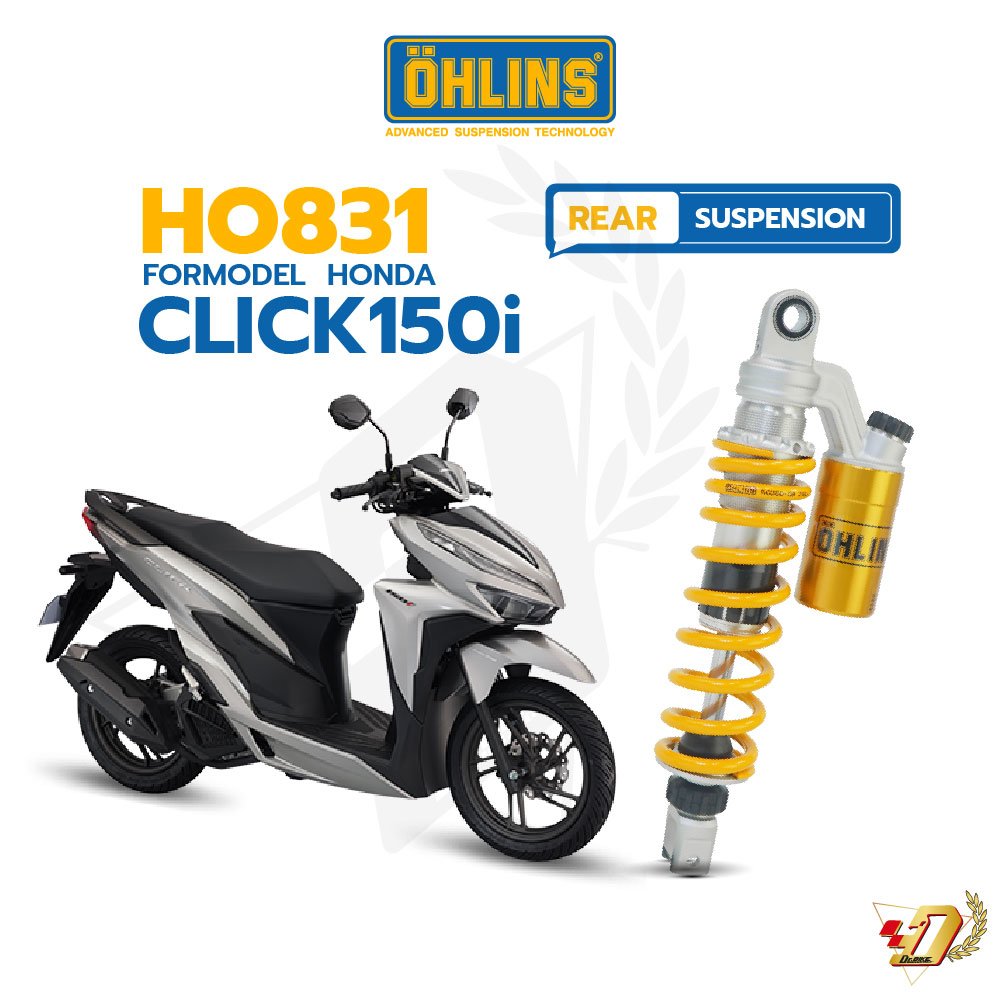 โช๊คหลัง OHLINS HO831 สำหรับ HONDA CLICK150I