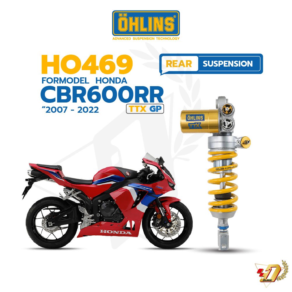 โช๊คหลัง OHLINS HO469 สำหรับ HONDA CBR600RR