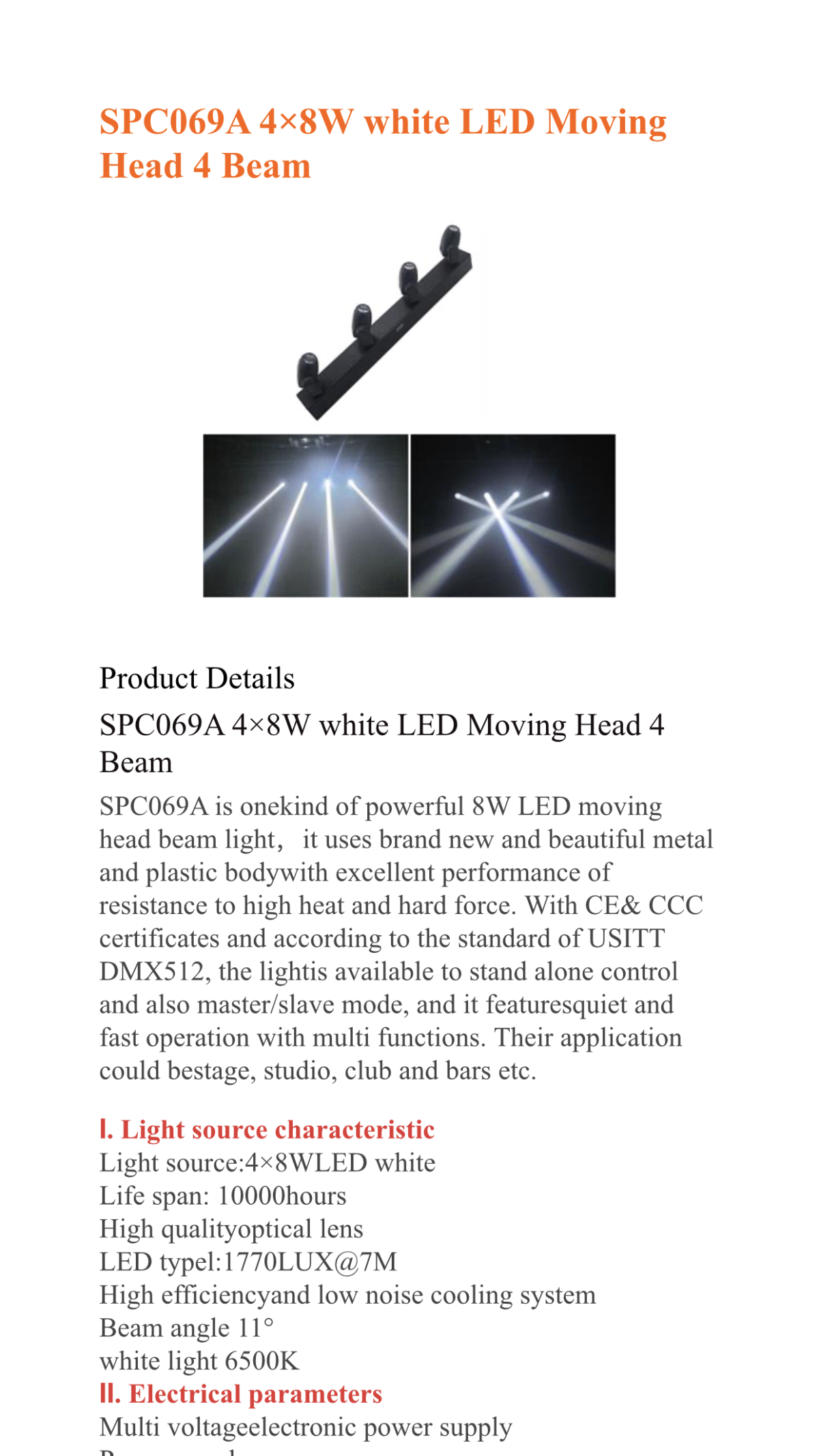 SPC 069 A Moving 4 head - tprojectlight