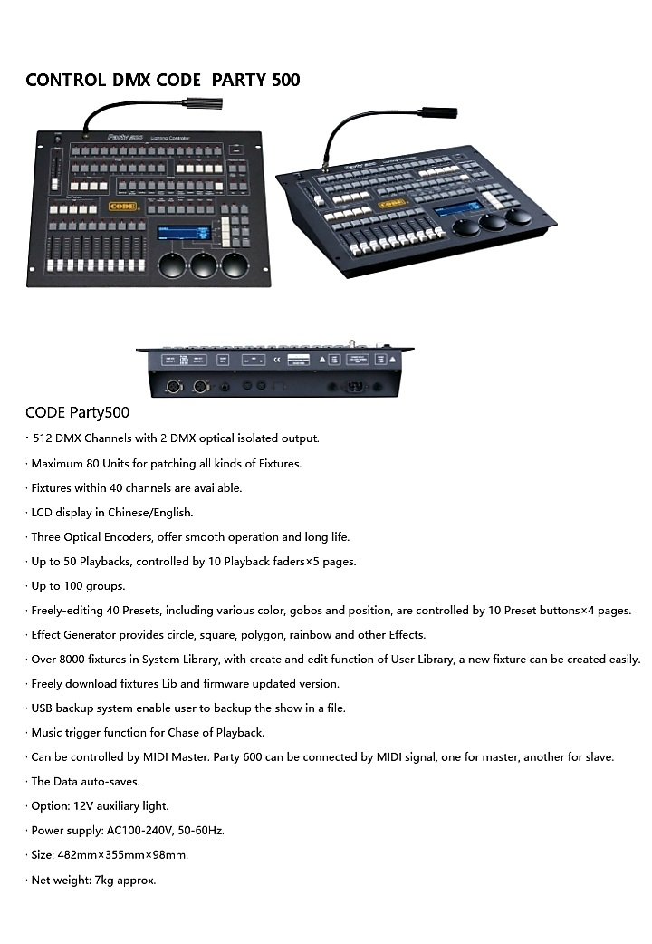CODE PARTY 500 - tprojectlight