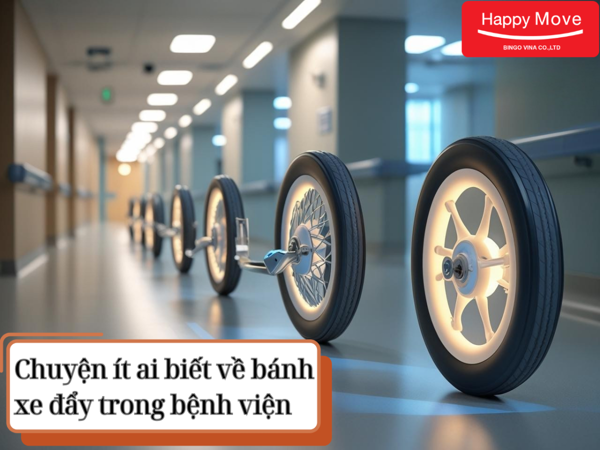 Chuyện ít ai biết về bánh xe đẩy trong bệnh viện