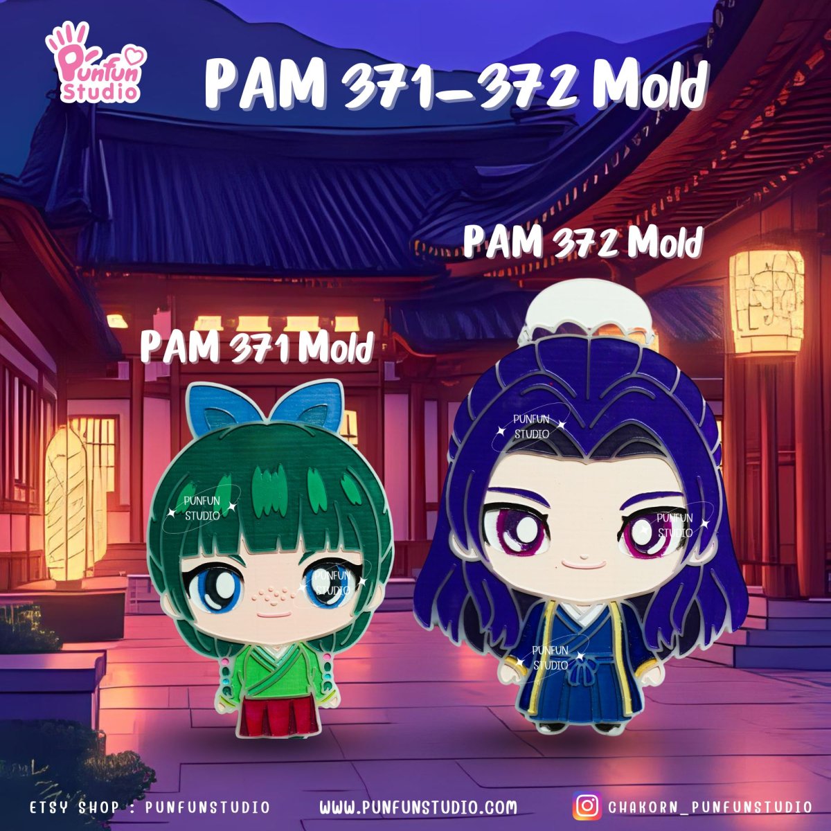 Apothecary Mold PAM 371, 372